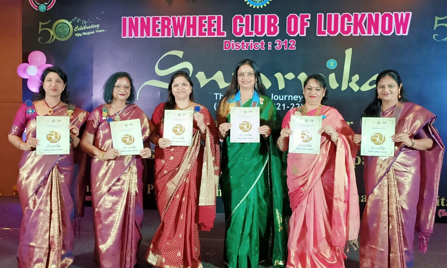 Inner Wheel Club of Lucknow celebrates 50th anniversary of "Swarnika"