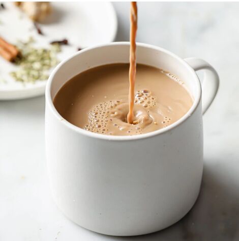 Easy tea making recipe in winter