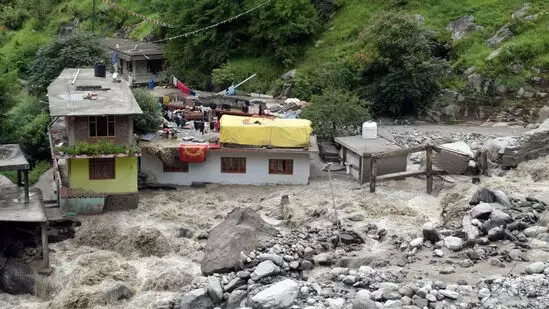 Himachal cloudbursts: IMD issues flash floods warning, ‘red alert’ for Kullu, Mandi, Kangra