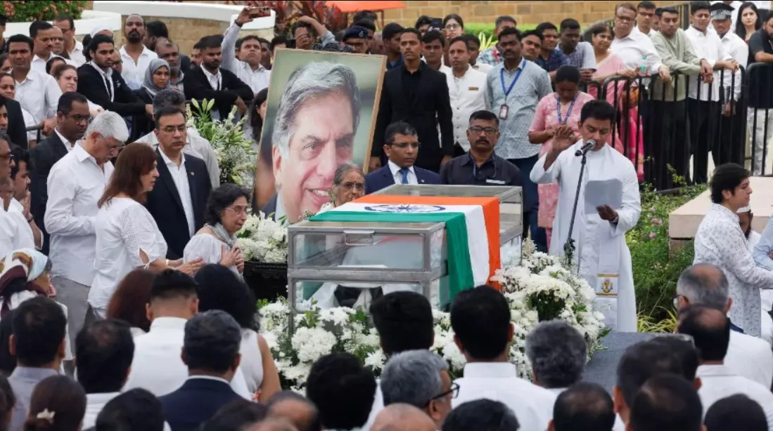 What is the Dokhmenashini tradition of Parsis? Apart from which Ratan ...