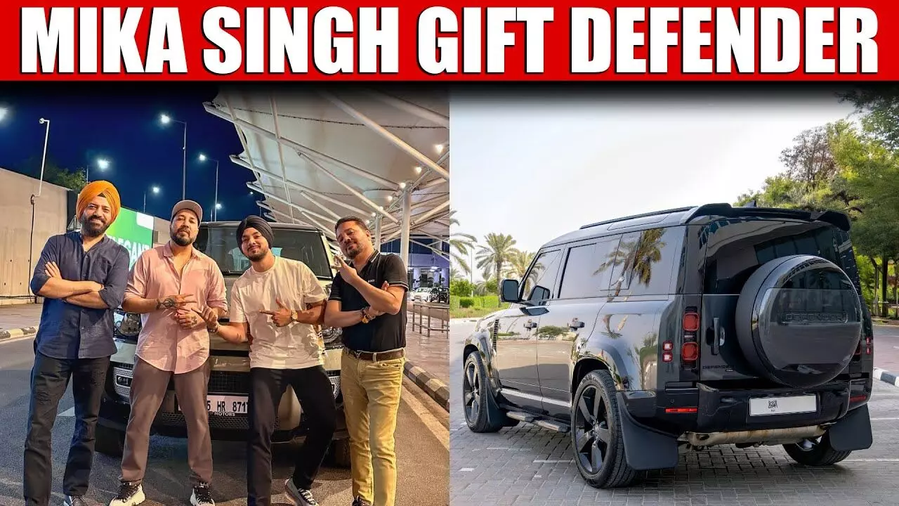 Land Rover Defender 110 SUV: Mika Singh Gifts His Manager ₹1.5 Crore ...