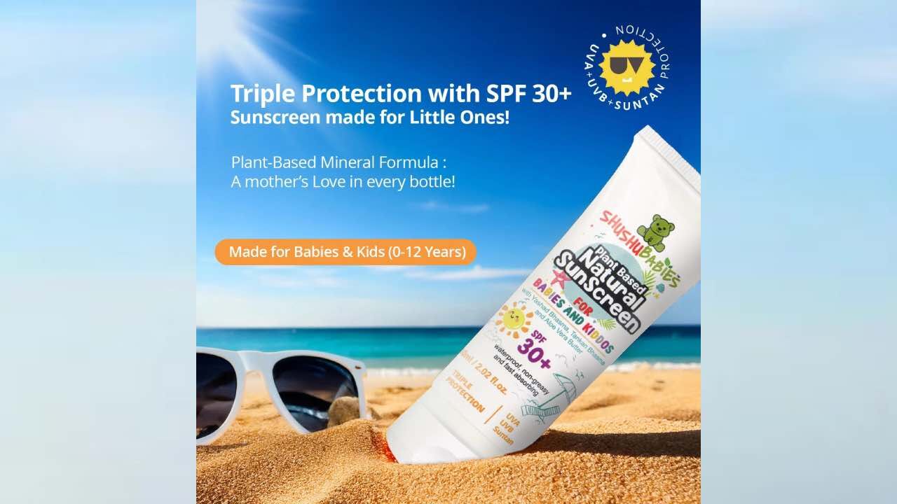 Ayurvedic Sunscreen See How ShuShu Babies Sunscreen Became Every Indian ...