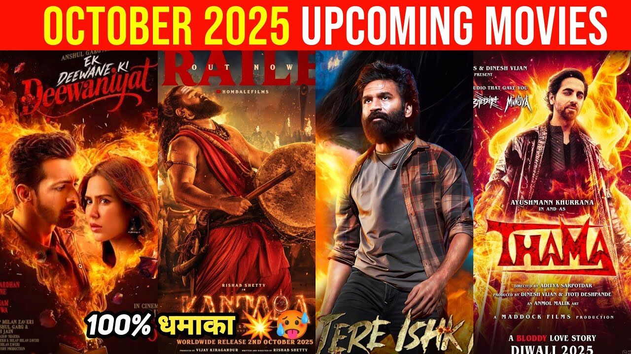 Upcoming Bollywood Movies October 2025: Big Releases to Watch | Upcoming Bollywood Movies ...