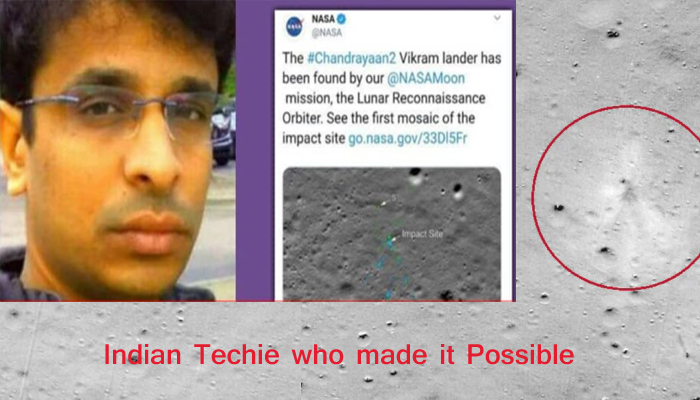 Chandrayaan-2's Vikram lander located by NASA with Indian techie's help