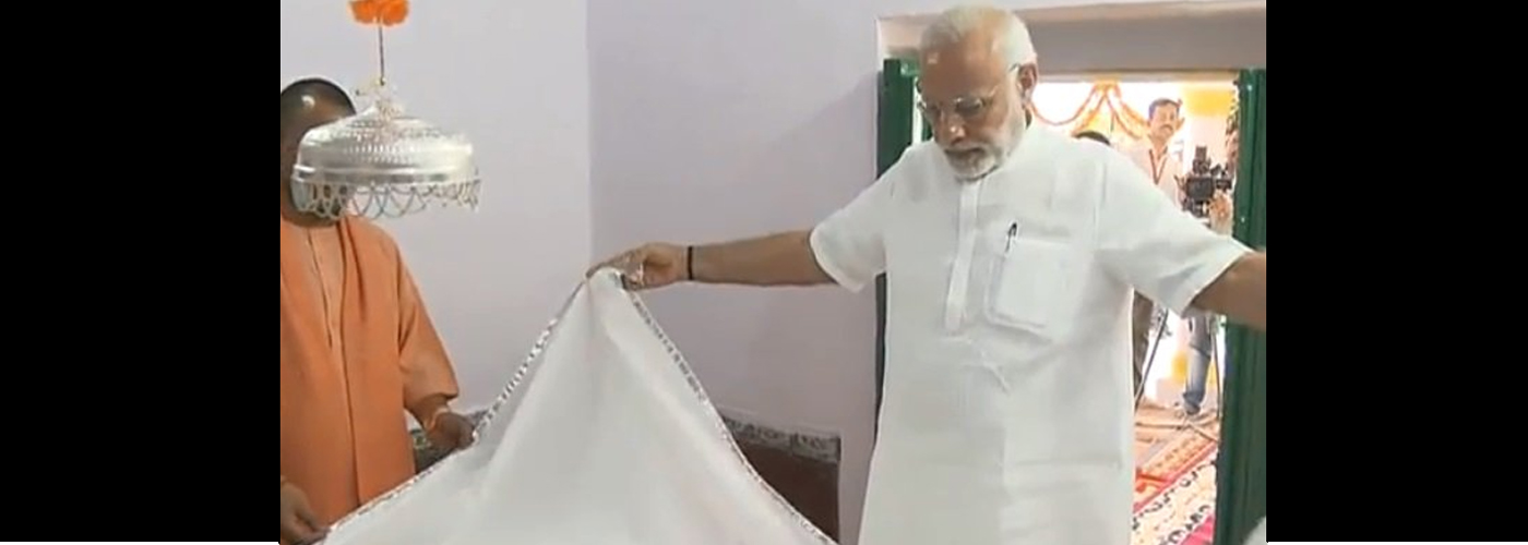 PM Modi visits Maghar, pays tributes to Kabir Das